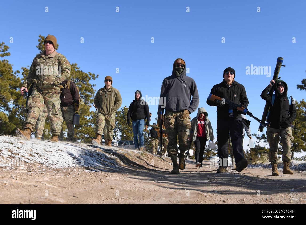 Airmen from the 790th Missile Security Forces Squadron assume the roles ...