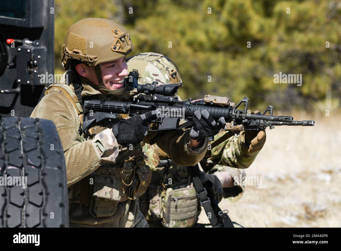 Staff Sgt. Jacob Boyett, convoy response force leader at the 90th ...