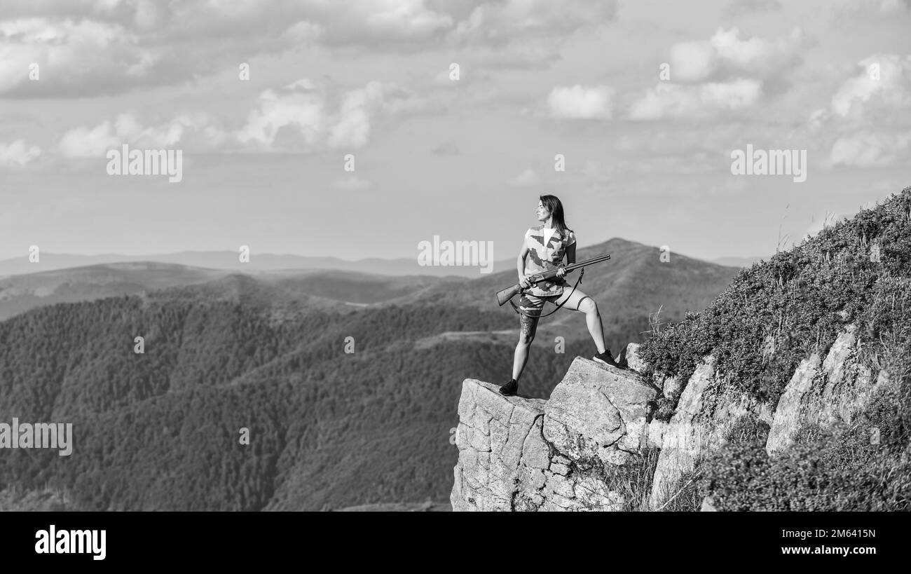 Military female. Army forces. Fight for freedom. Sniper concept ...