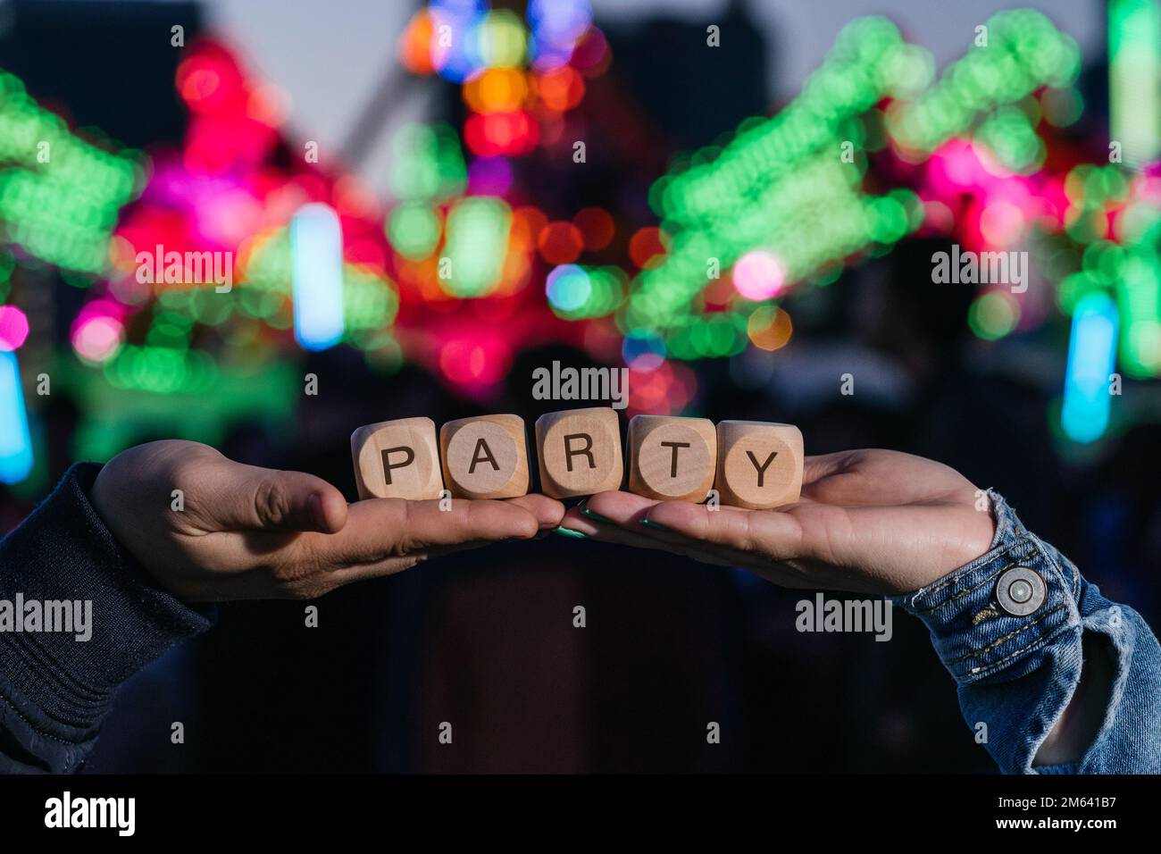 People holding word hands letters hi-res stock photography and images ...