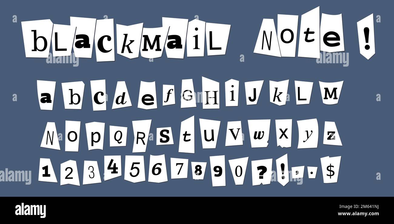 Newspaper cuttings Stock Vector Images - Alamy