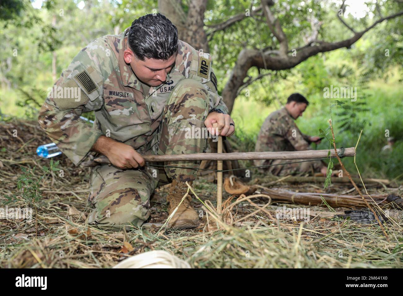 U.S. Army Soldiers from the 130th Engineer Brigade, 8th Military Police ...