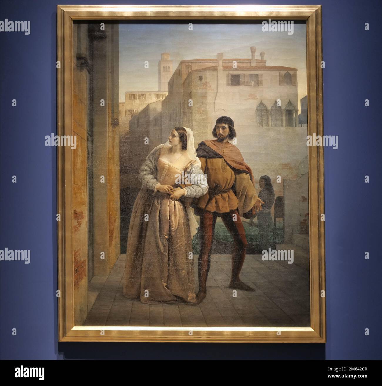 Francesco Hayez picture exhibited at the Italian galleries in Piazza ...