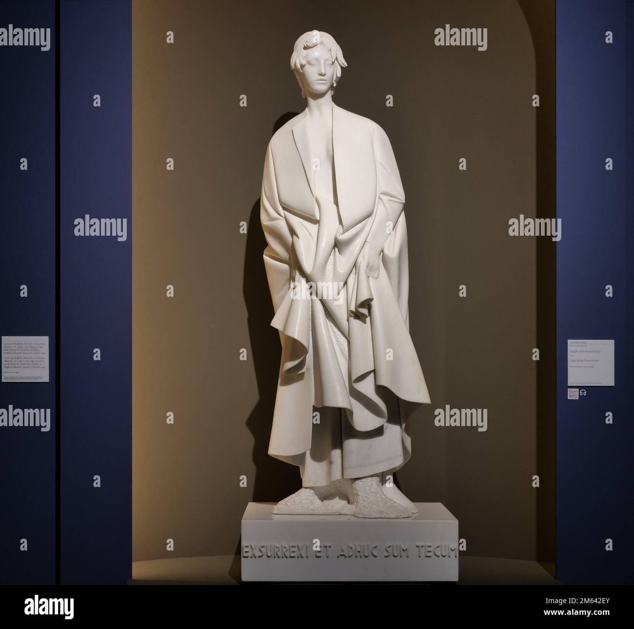 Giacom Manzù sculpture exhibited at the Italian galleries in Piazza ...