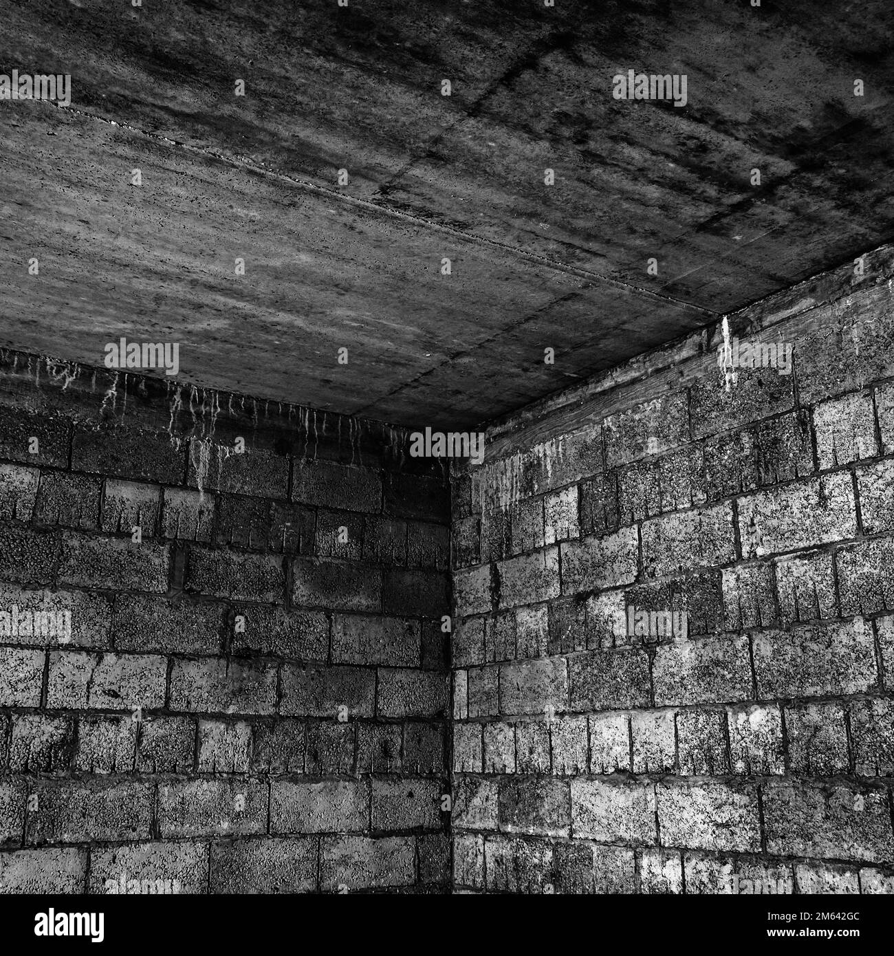 Closeup corner modern building Black and White Stock Photos & Images ...