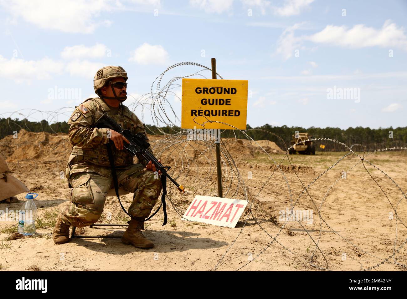 Staff Sgt. Gilbert Cain assigned to the 24th Ordnance Company, 87th ...