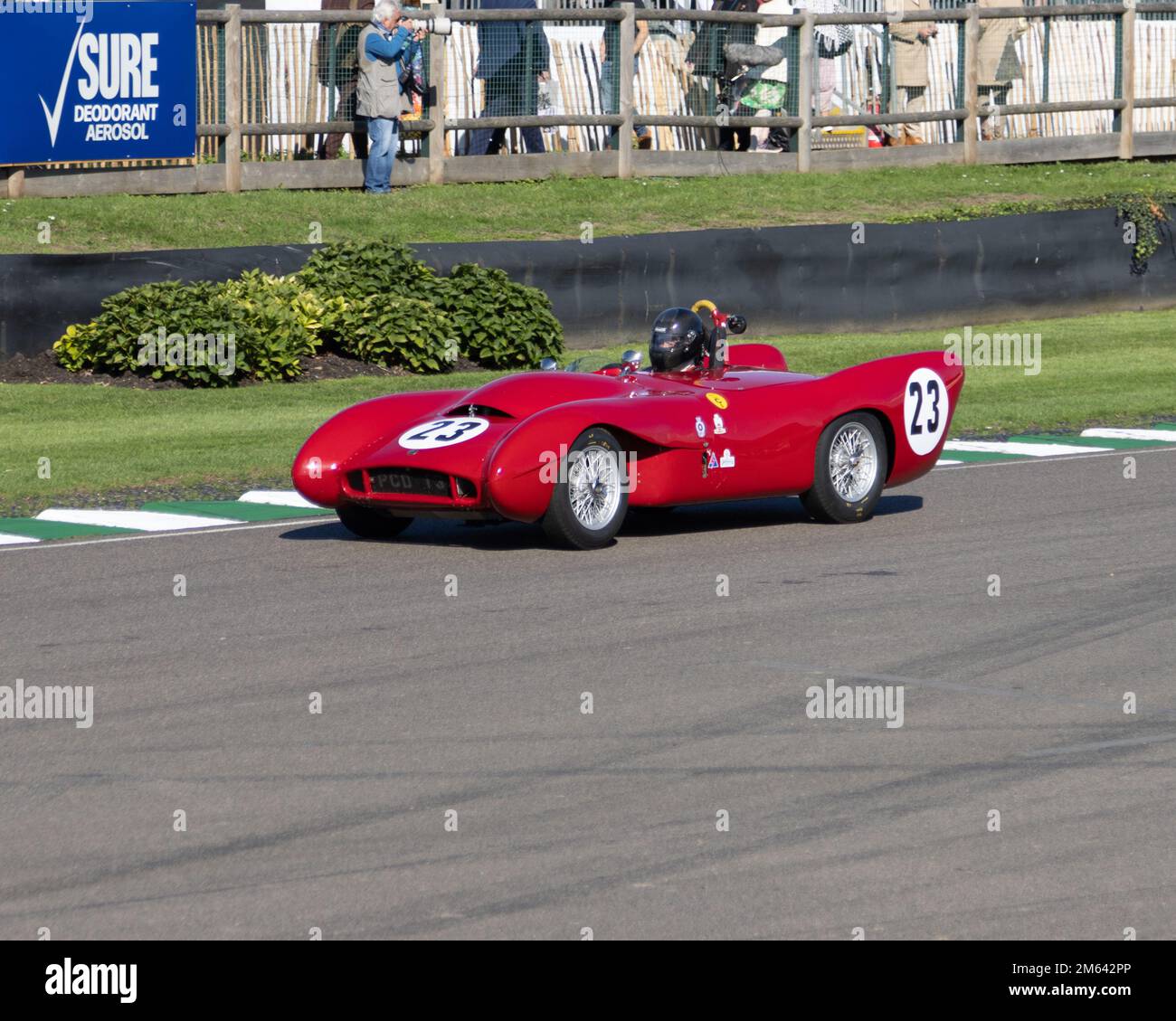 Malcolm Paul drives his 1955 Lotus-Bristol Mk.X at the 2022 Goodwood ...