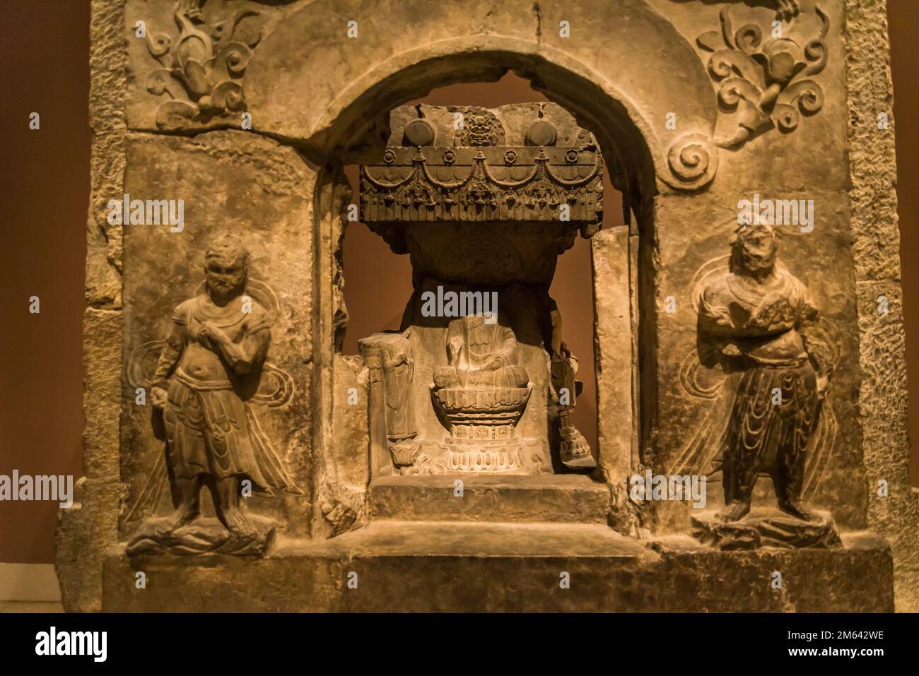 Funerary Pagoda with Four Buddhas, Northern Qi dynasty, 7th century ...