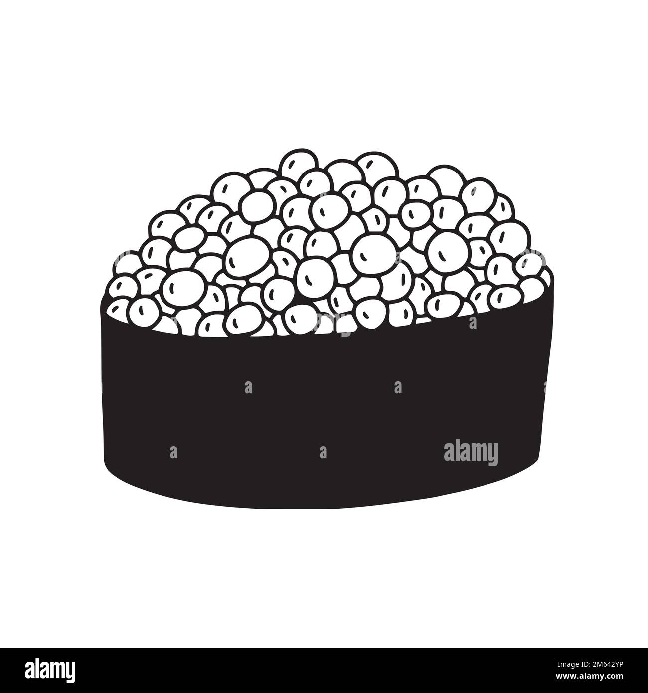 Food salmon nigiri sushi Black and White Stock Photos & Images - Alamy