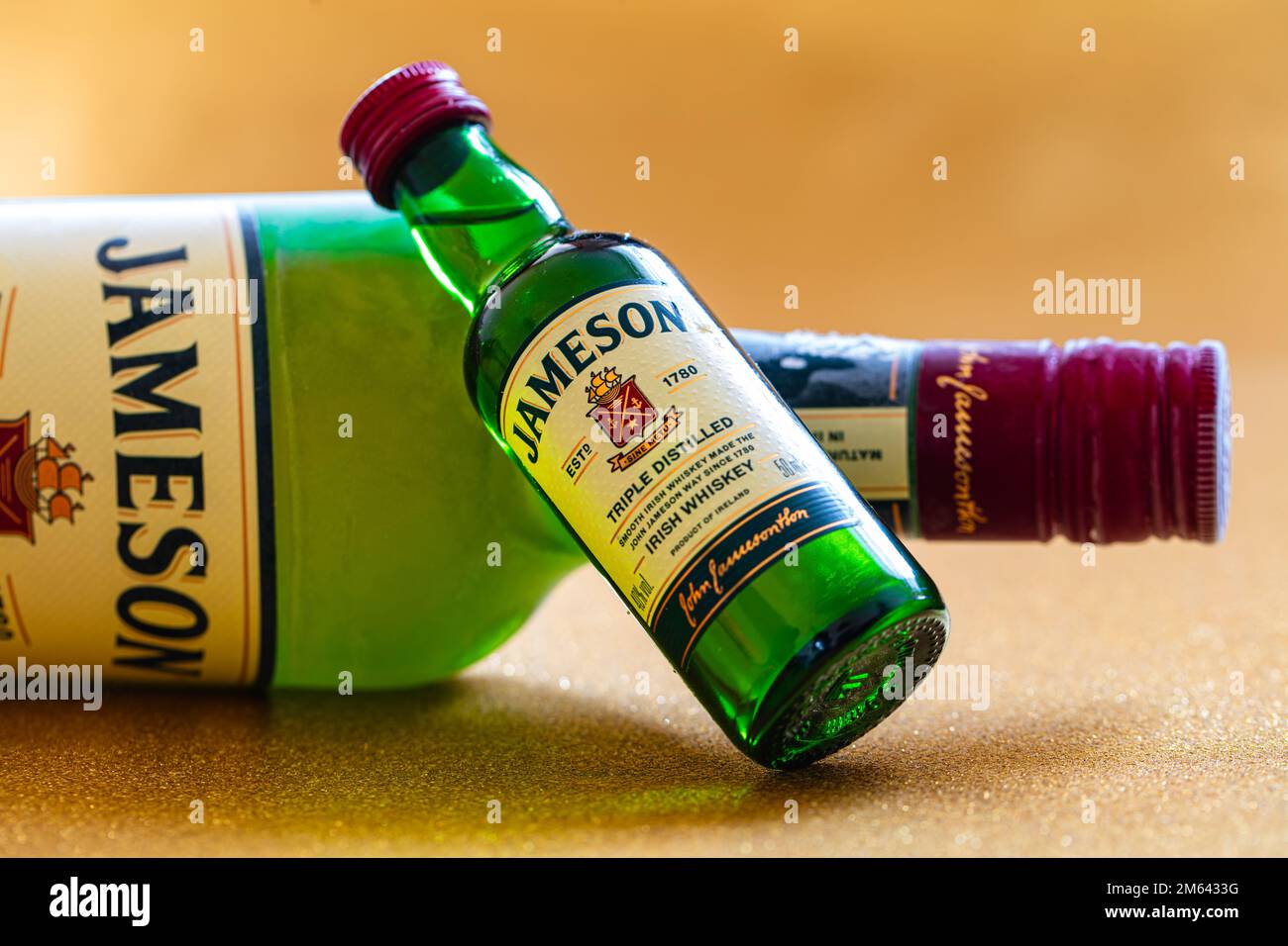 Dublin, Ireland - December 24, 2022: Jameson Irish Whiskey. New Jameson ...