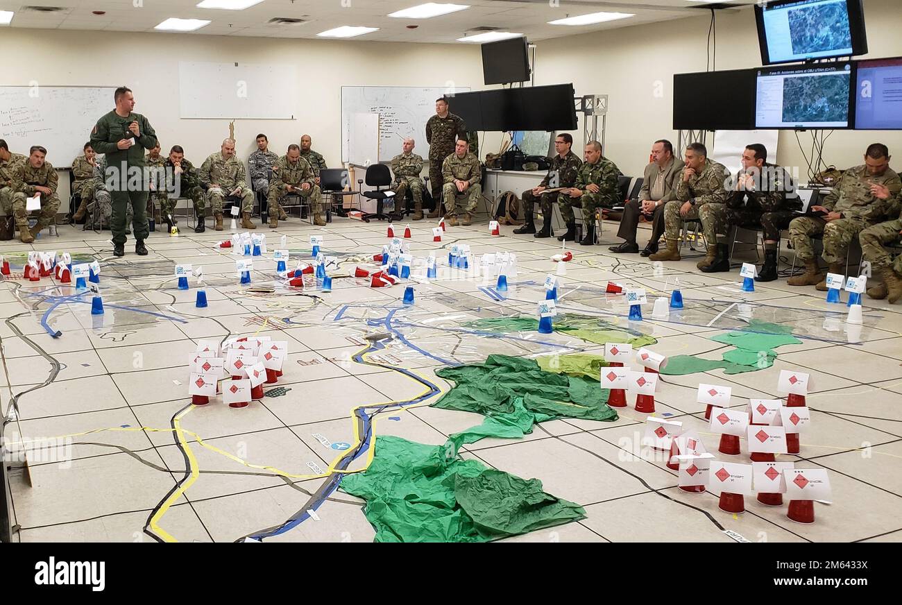 Members of WHINSEC's Command and General Staff Officer Course, class ...