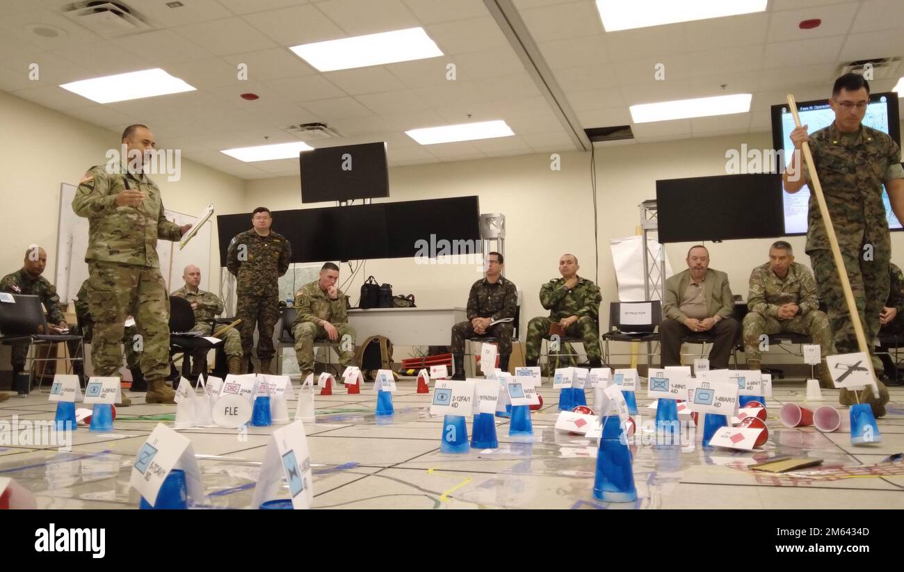 Members of WHINSEC's Command and General Staff Officer Course, class ...