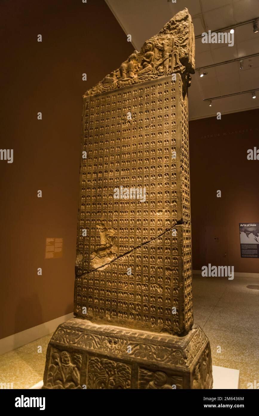 Stele, Northern Wei dynasty, 6th century, Ancient Chinese Art galleries ...