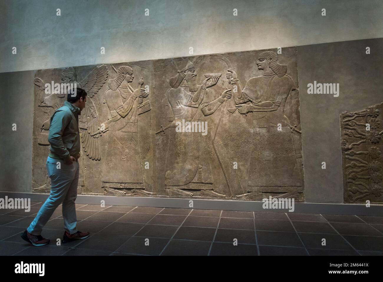 Low relief sculptured panels, Assyrian Palace Sculptures, Metropolitan ...