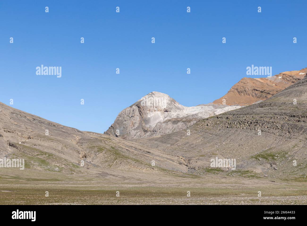 National Spanish Park - Ordesa. View on Monte Perdido massif Stock ...