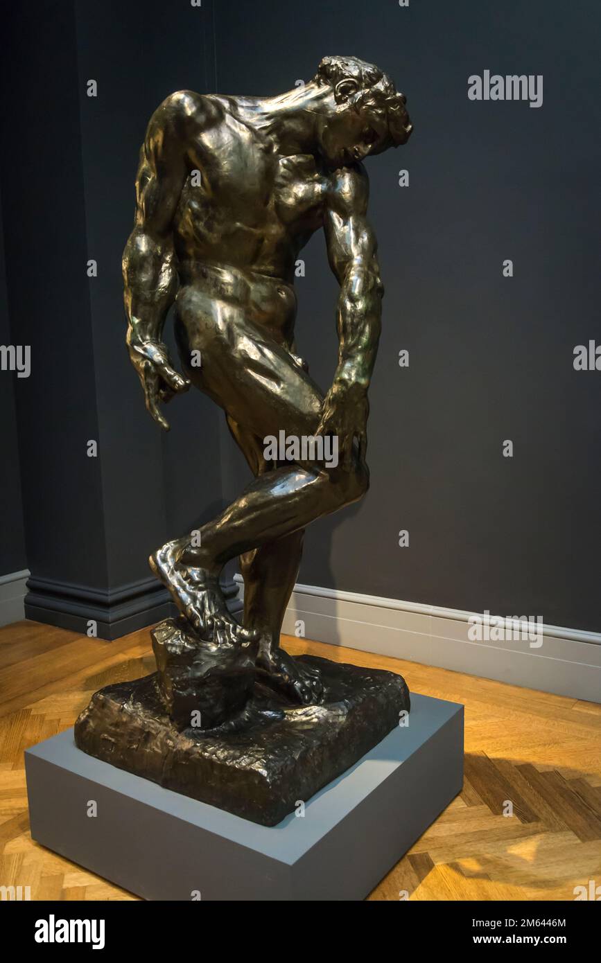 August Rodin: Adam, bronze, 1910, Metropolitan Museum of Art, New York ...