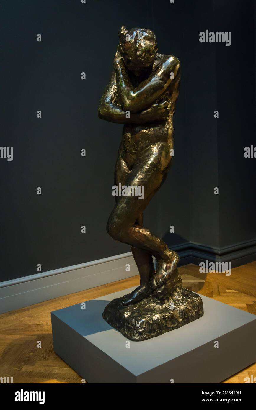 August Rodin: Eve, bronze, 1910, Metropolitan Museum of Art, New York ...