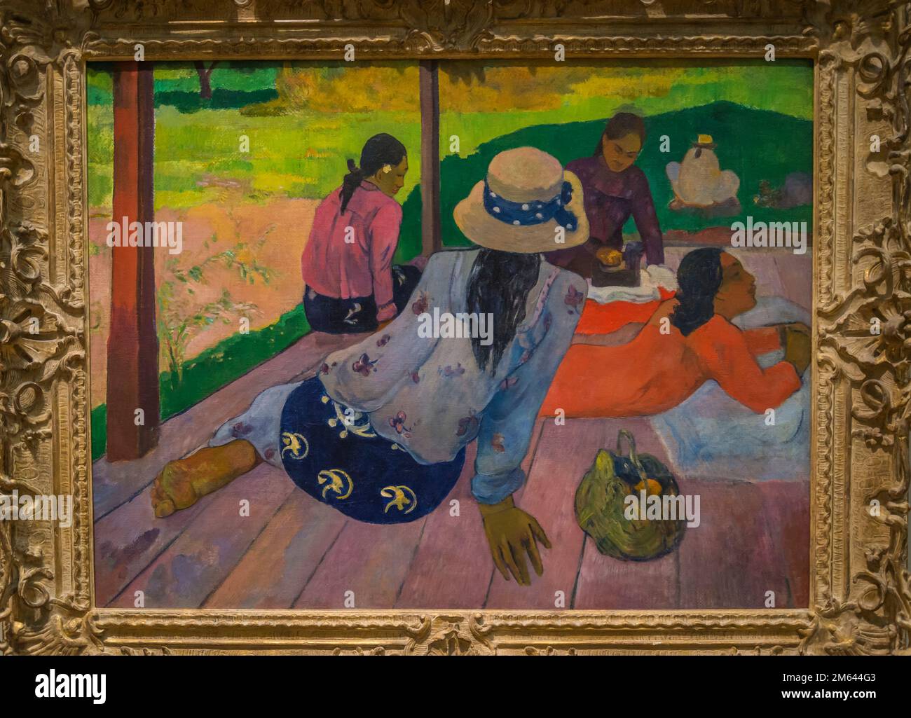 Paul Gauguin paintingThe Siesta, 1902, Metropolitan Museum of Art, New ...