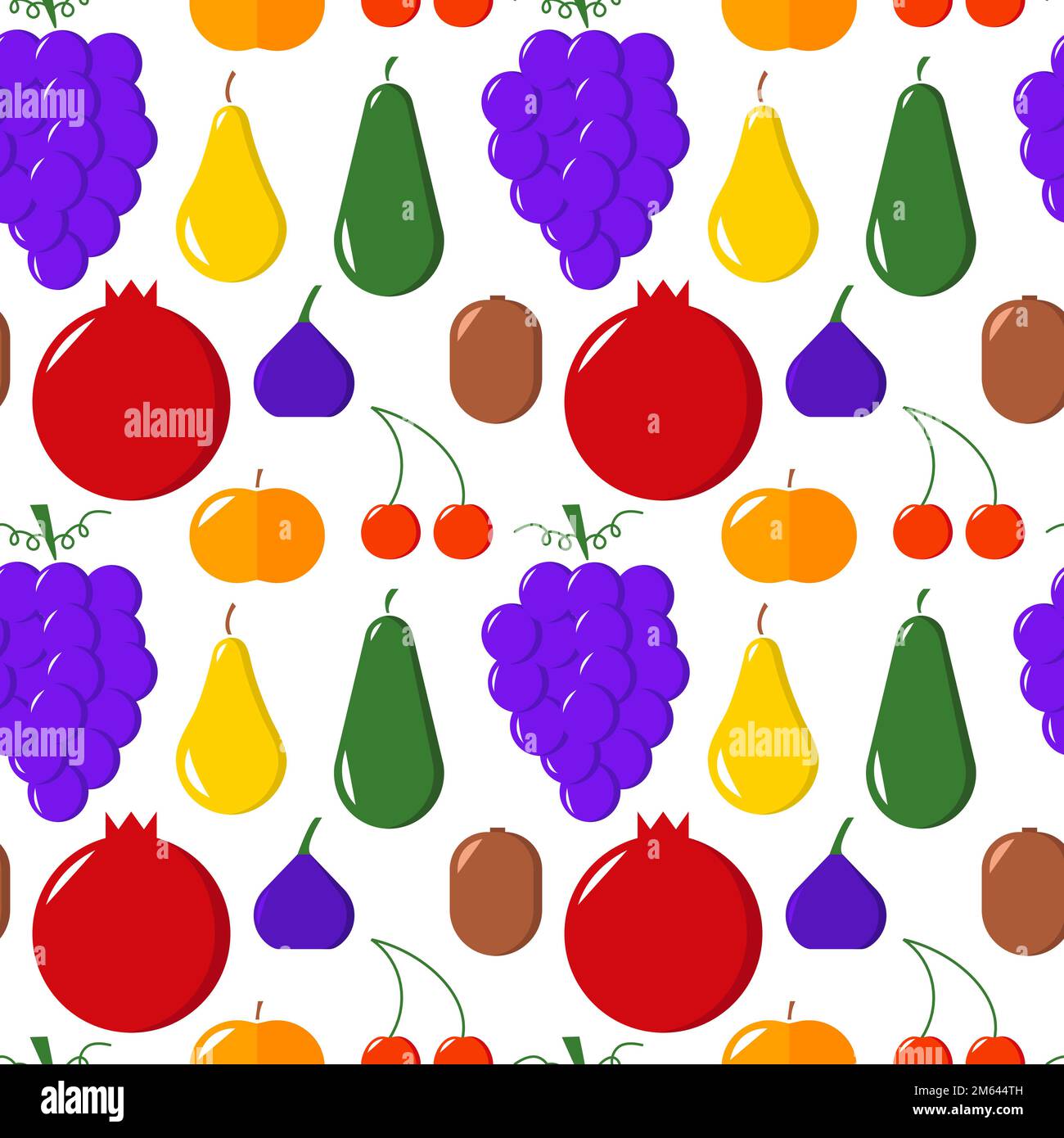 Different fruits seamless pattern Stock Vector Image & Art - Alamy