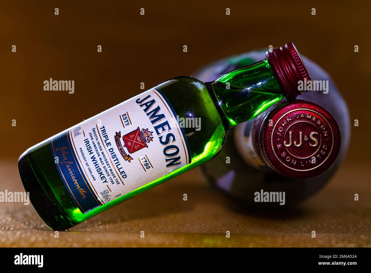 Dublin, Ireland - December 24, 2022: Jameson Irish Whiskey. New Jameson ...