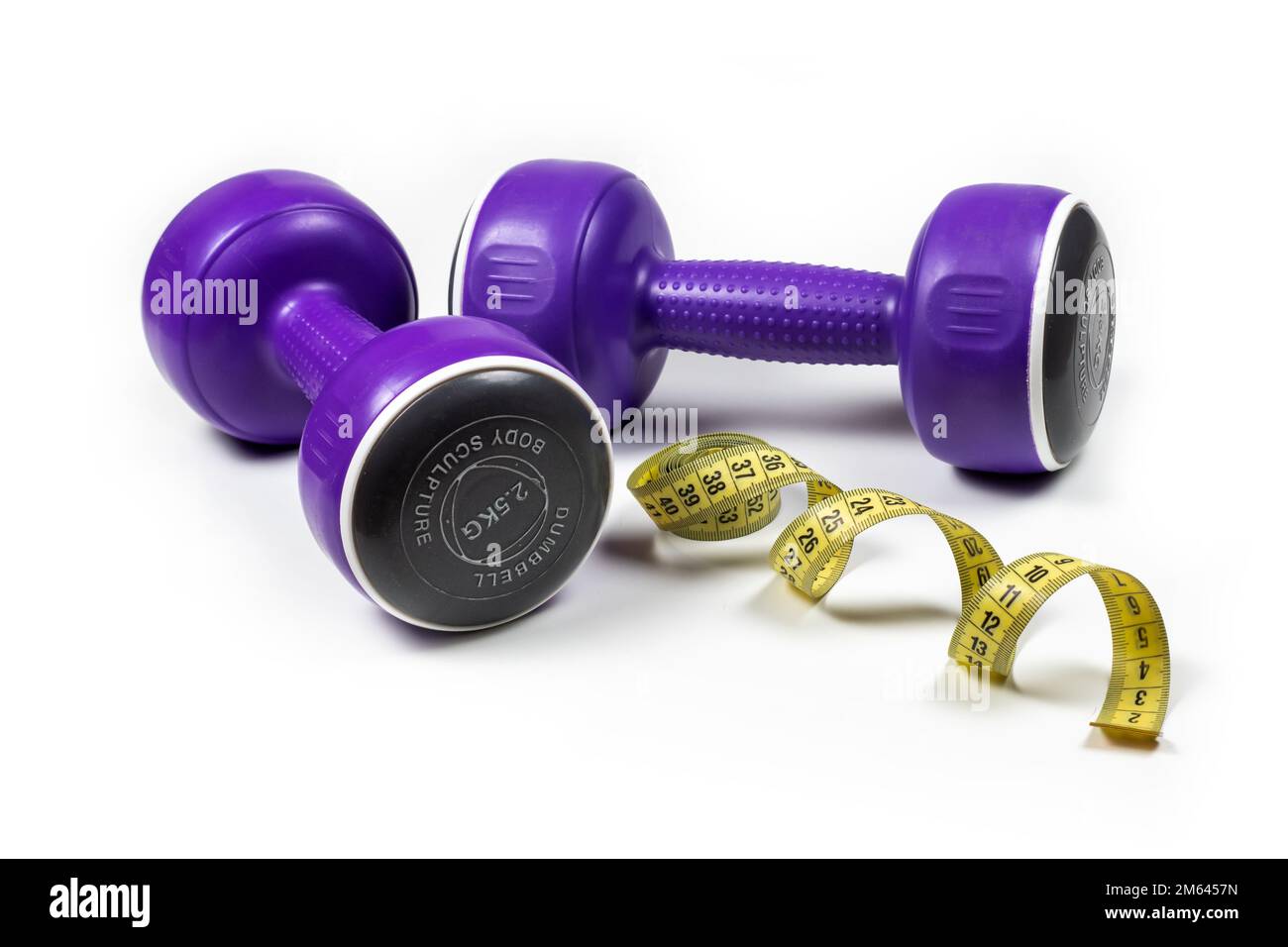 Measuring tape tool flat Cut Out Stock Images & Pictures - Alamy