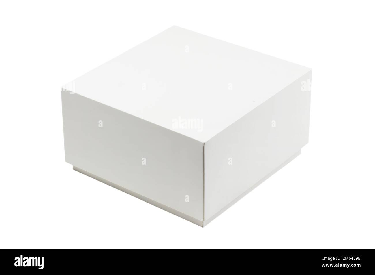 White box on white background Stock Photo - Alamy