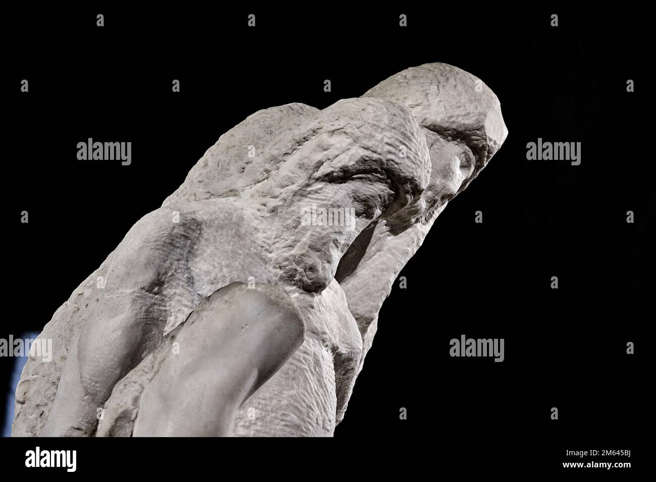 particolare della Pietà Rondanini - marmo - Michelangelo Buonarroti ...