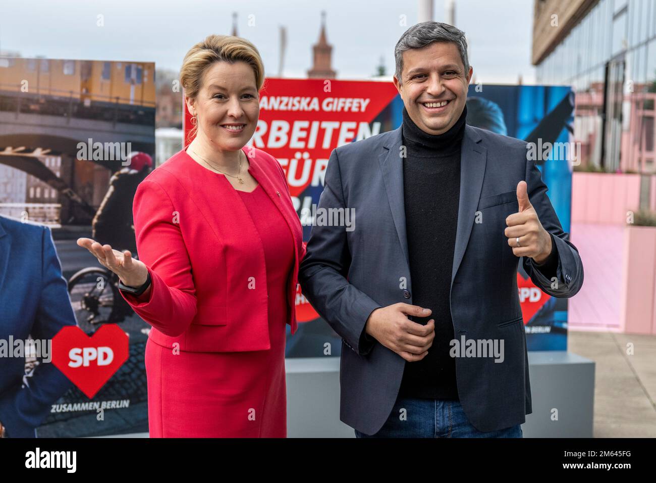 Berlin, Germany. 02nd Jan, 2023. Franziska Giffey (SPD), governing ...