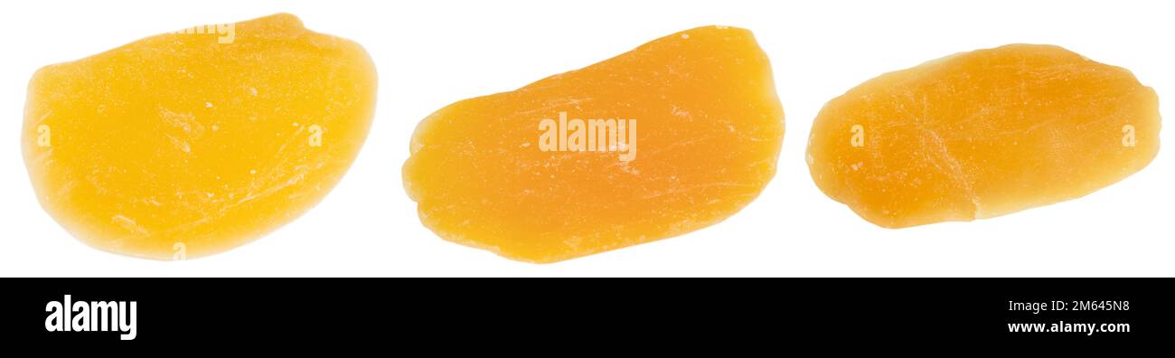 Dried mango isolate on white. Collection Stock Photo - Alamy