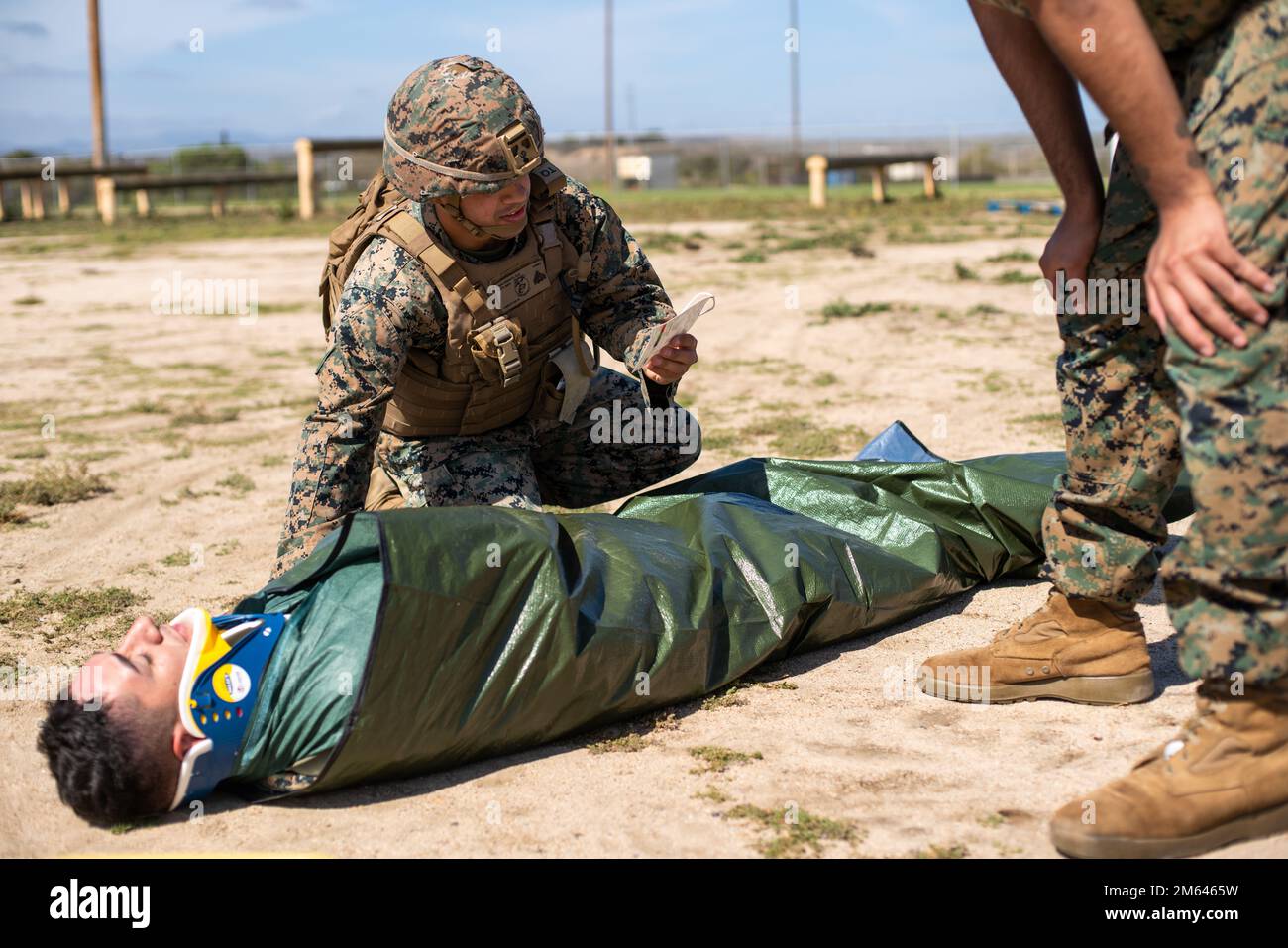 U.S. Marine Corps Cpl. Ryan Nascimento, a chemical, biological ...