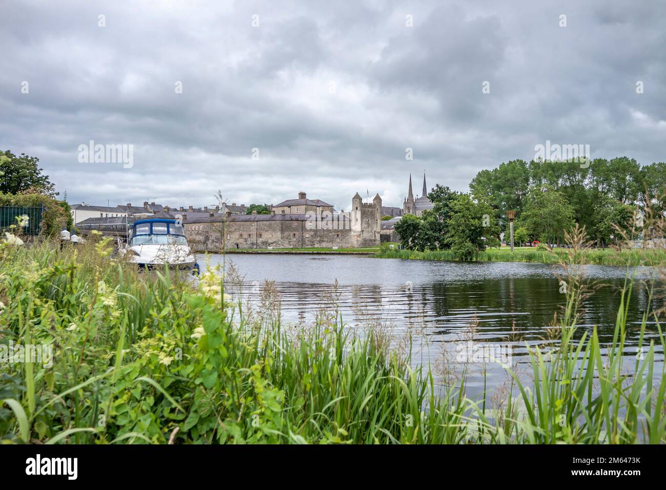 Enniskillen Castle at Lough Erne in County Fermanagh, Northern Ireland ...