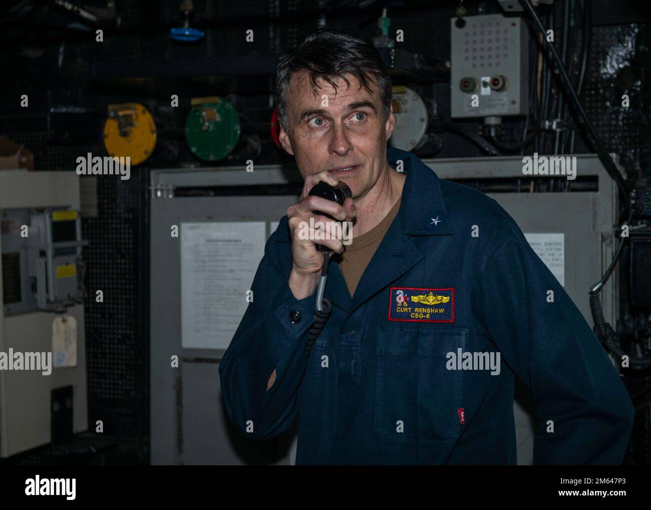 Guided missile destroyer uss mitscher hi-res stock photography and ...