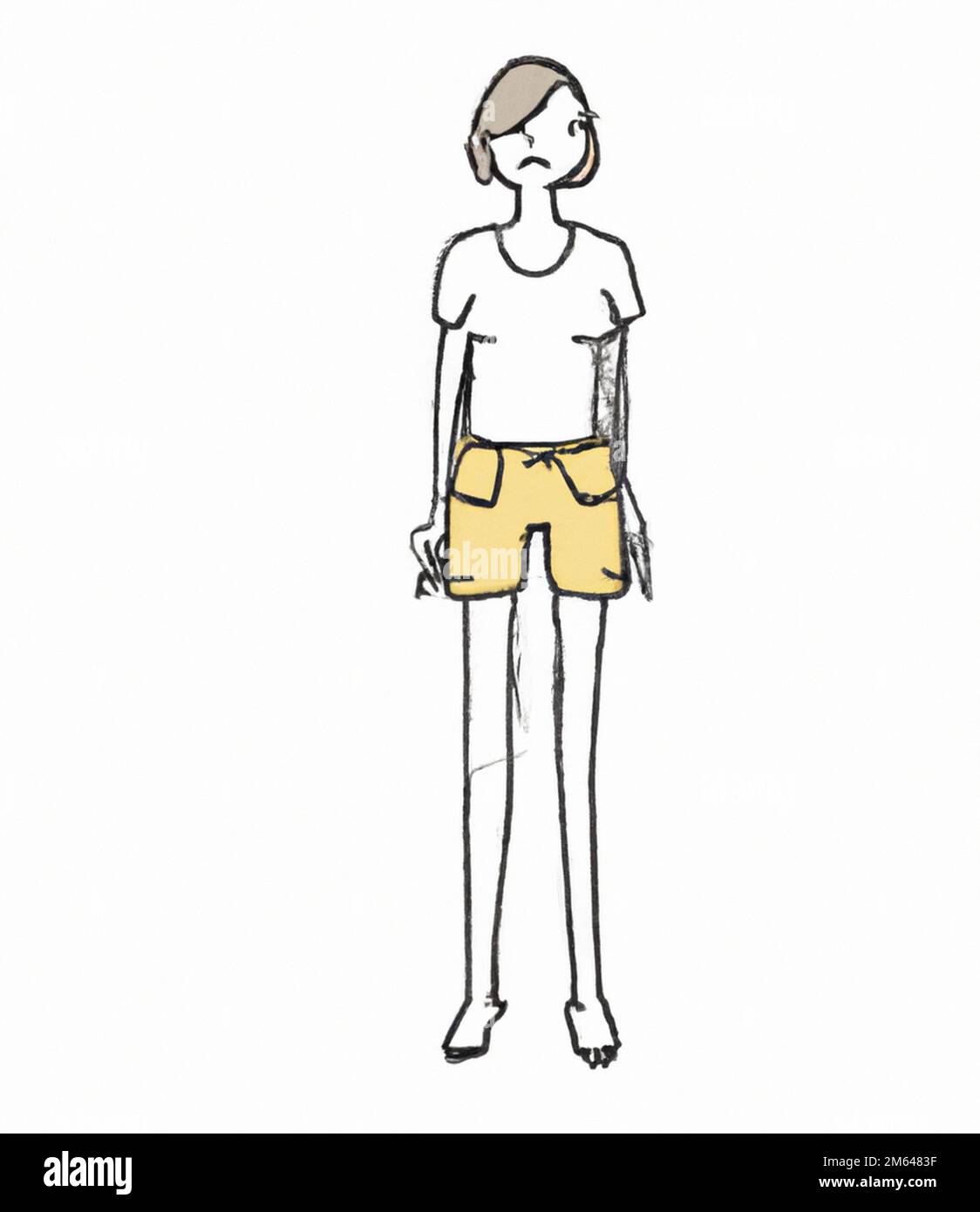 Thin skinny legs hi-res stock photography and images - Alamy