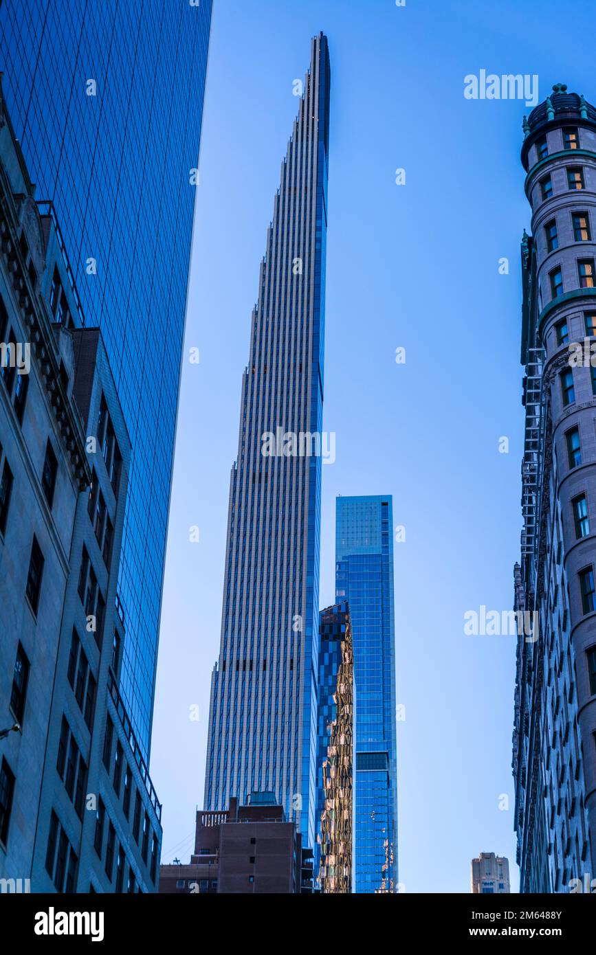 111 West 57th Street skyscraper by SHoP Architects, the skinniest ...