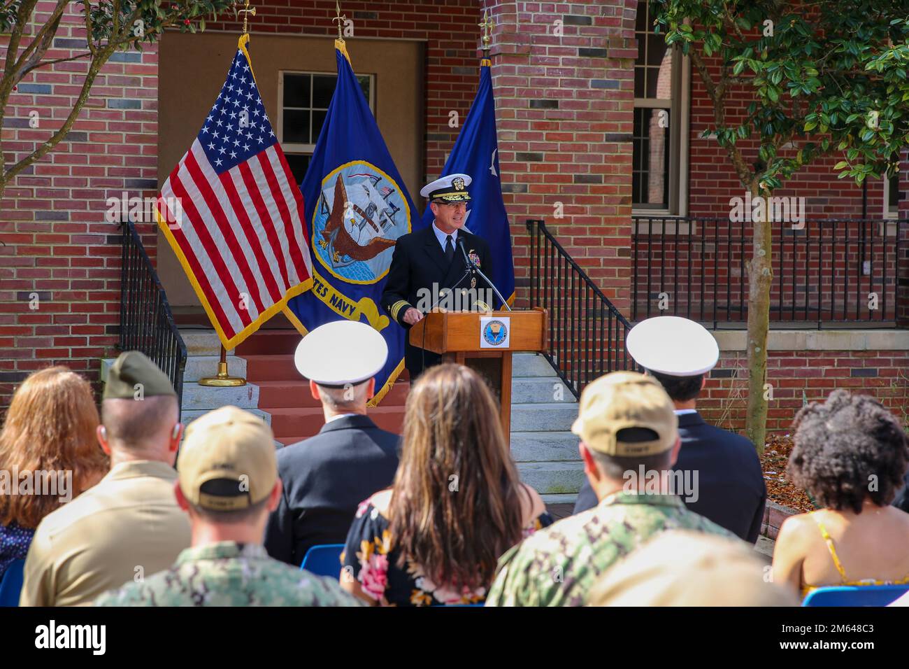 The commander of naval education and training command netc hi-res stock ...