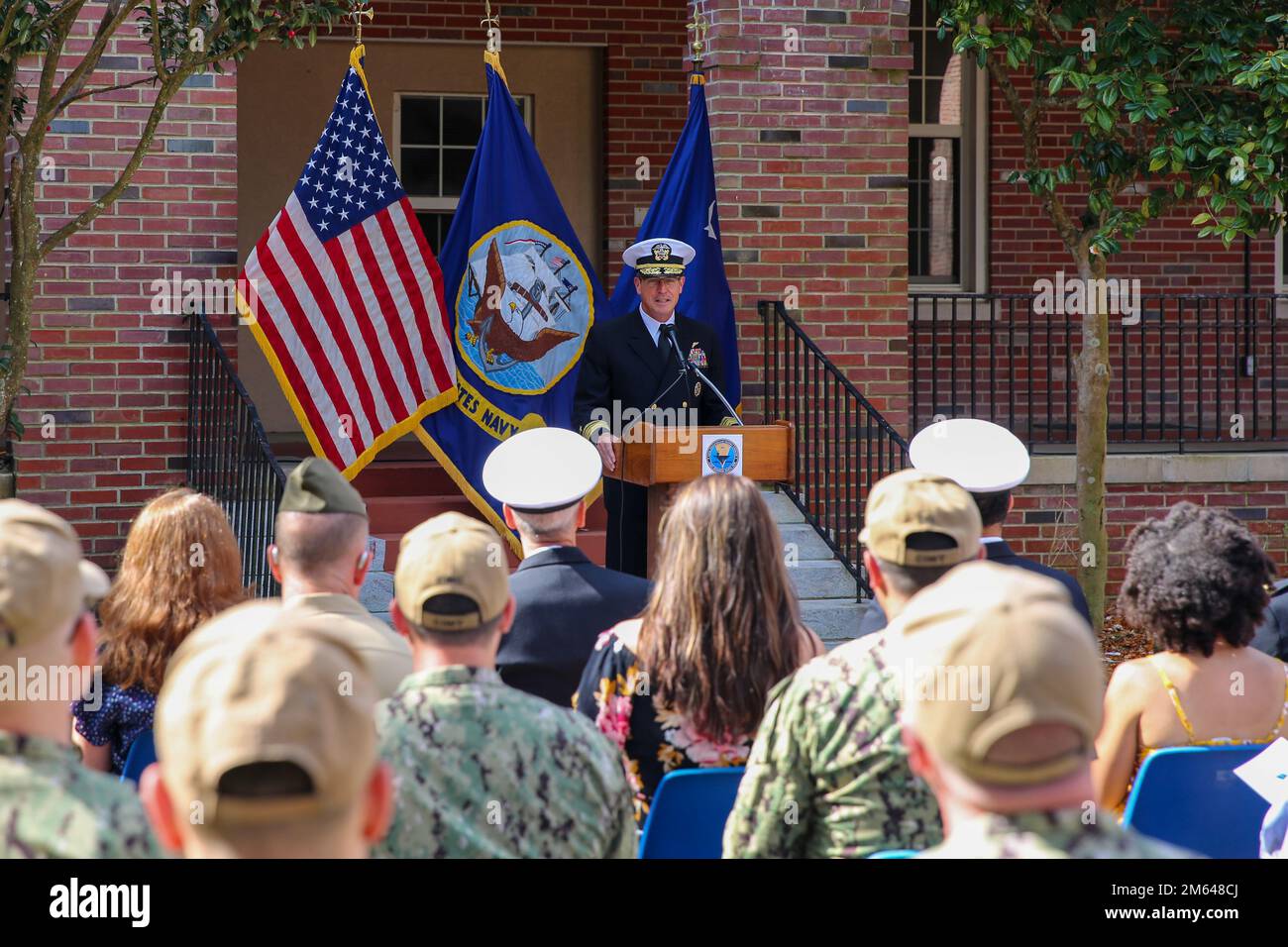 PENSACOLA, Fla. (March 30, 2022) Rear Adm. Pete Garvin, commander ...