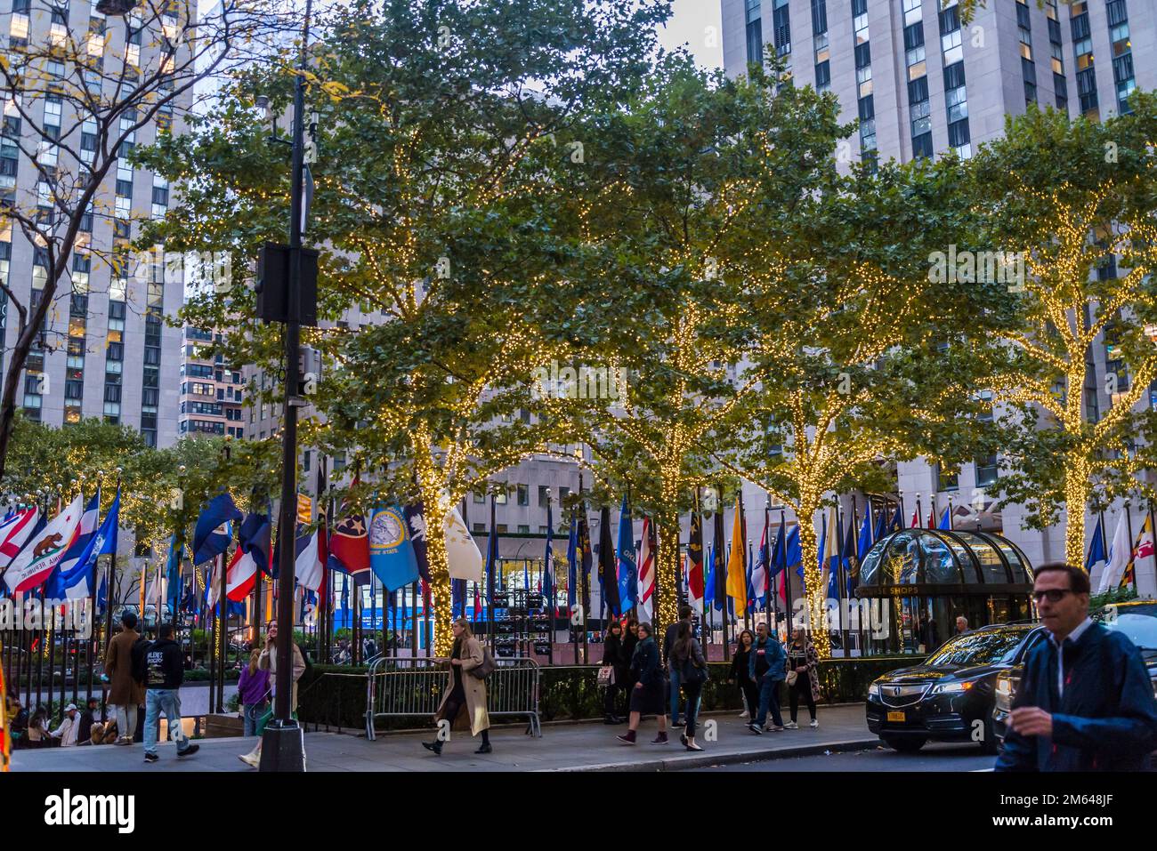 West 50th Street, New York City, USA Stock Photo - Alamy