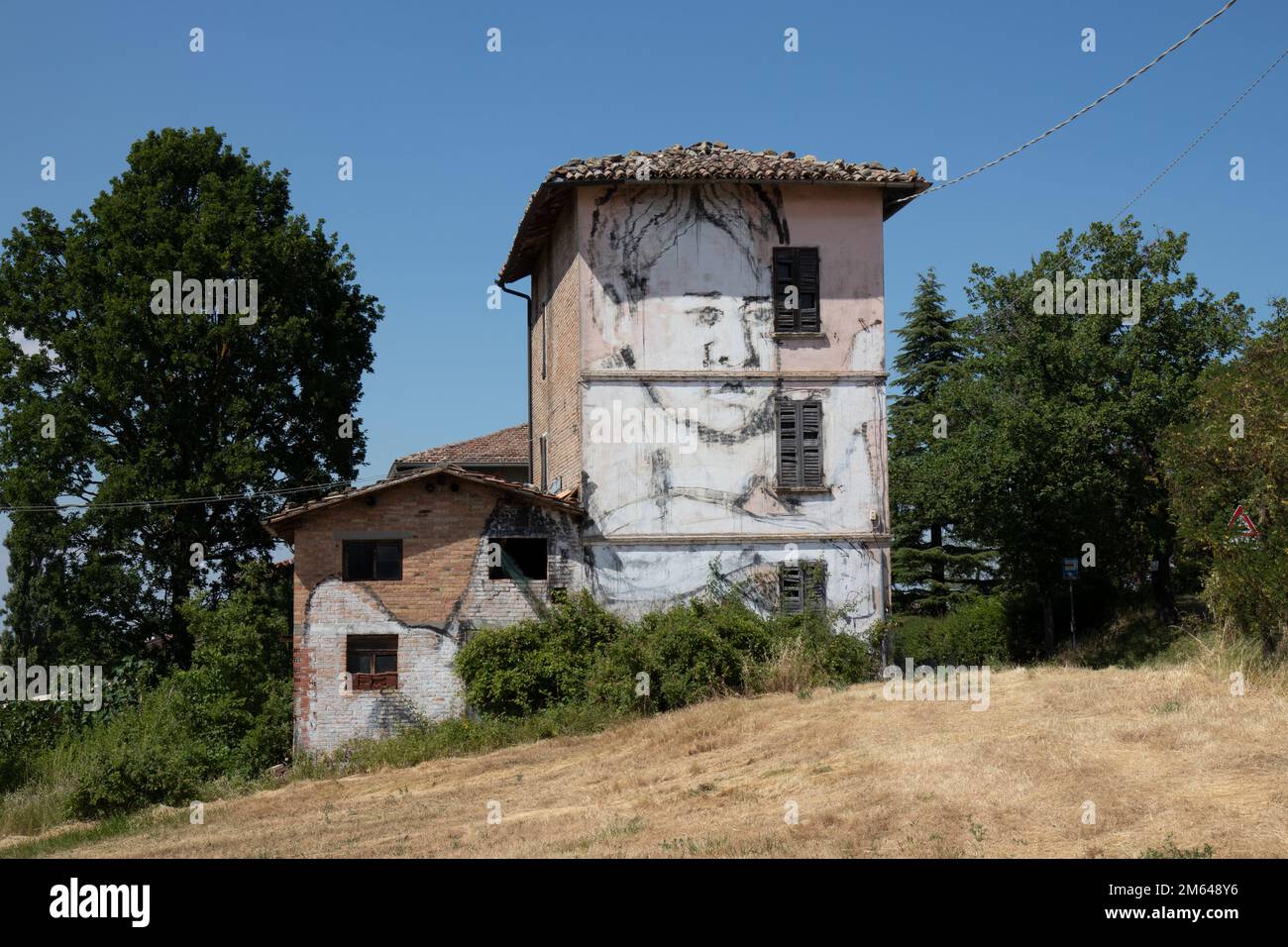 Murals, street art in Parma Italy Stock Photo - Alamy