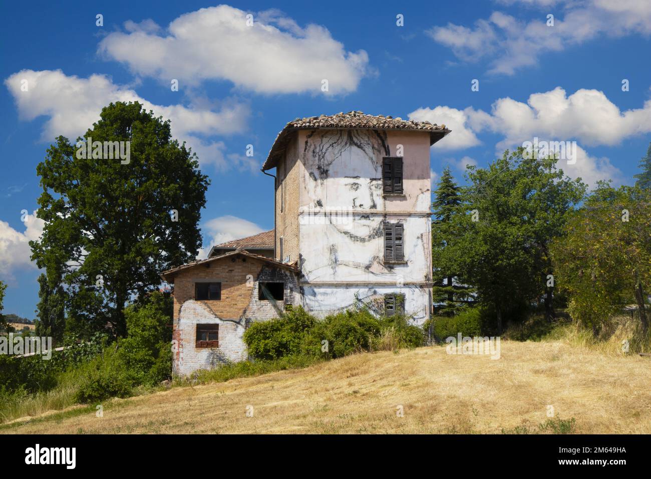 Murals, street art in Parma Italy Stock Photo - Alamy