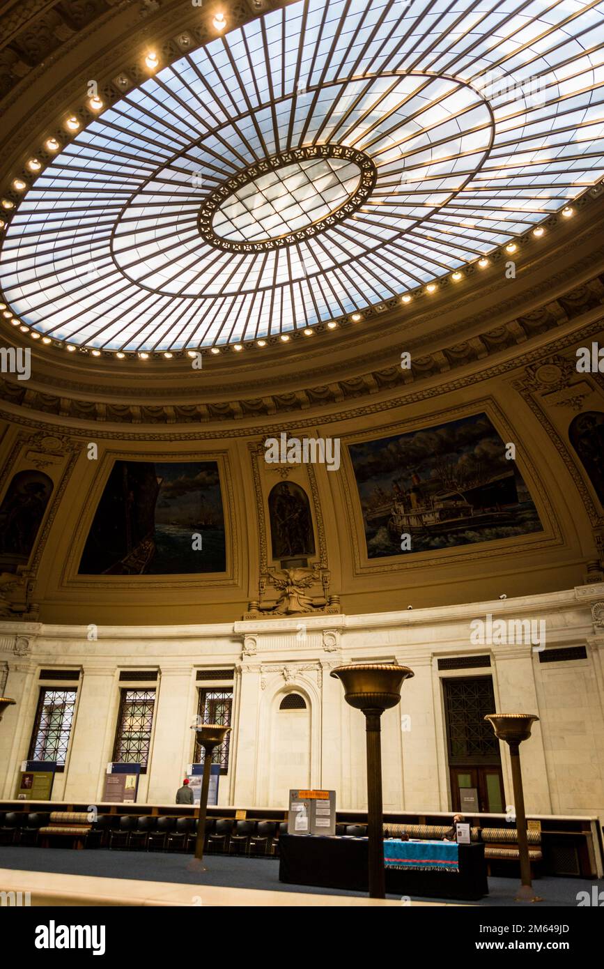 Central Hall of the National Museum of the American Indian, located in ...