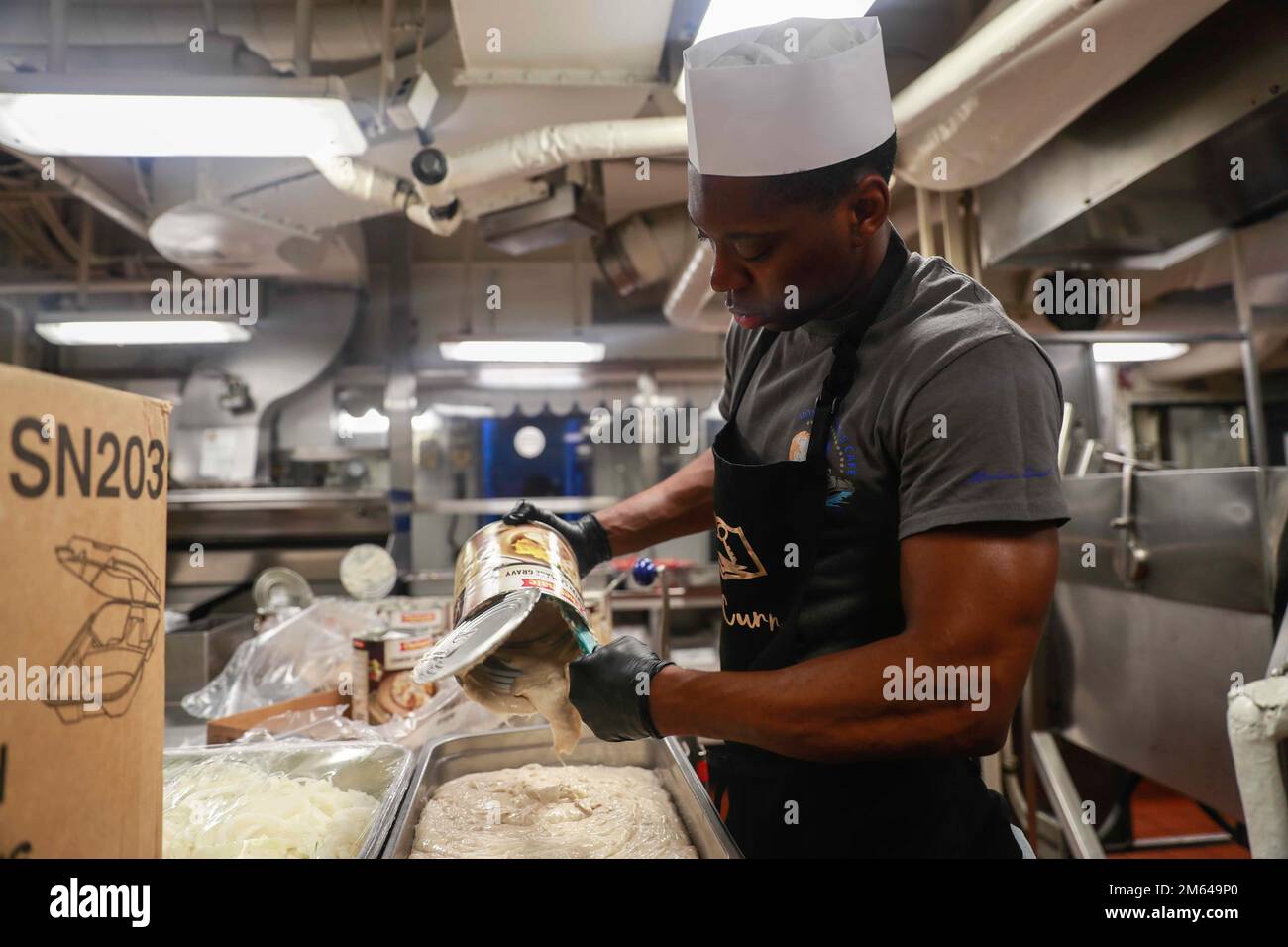 SOUTH CHINA SEA (March 31, 2022) Culinary Specialist 3rd Class Matthew ...