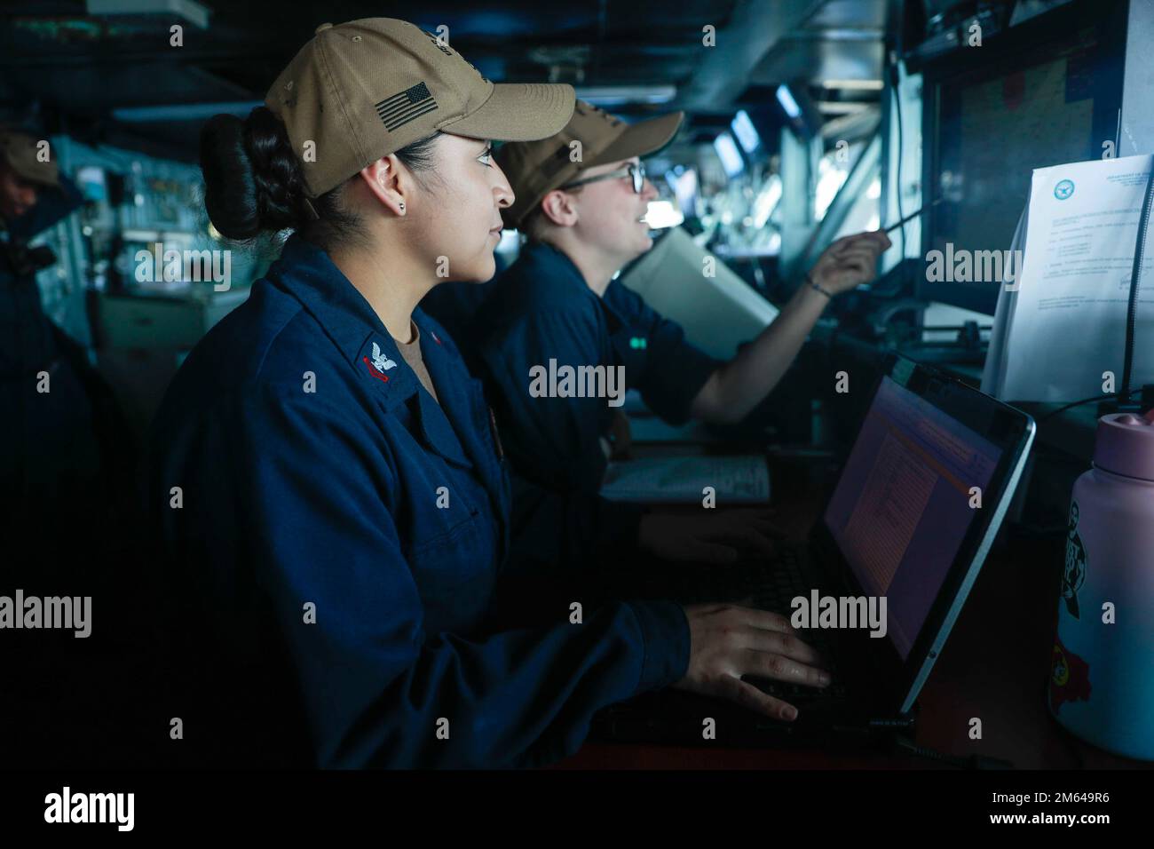 SOUTH CHINA SEA (March 31, 2022) Quartermaster 2nd Class Sky Herrera ...