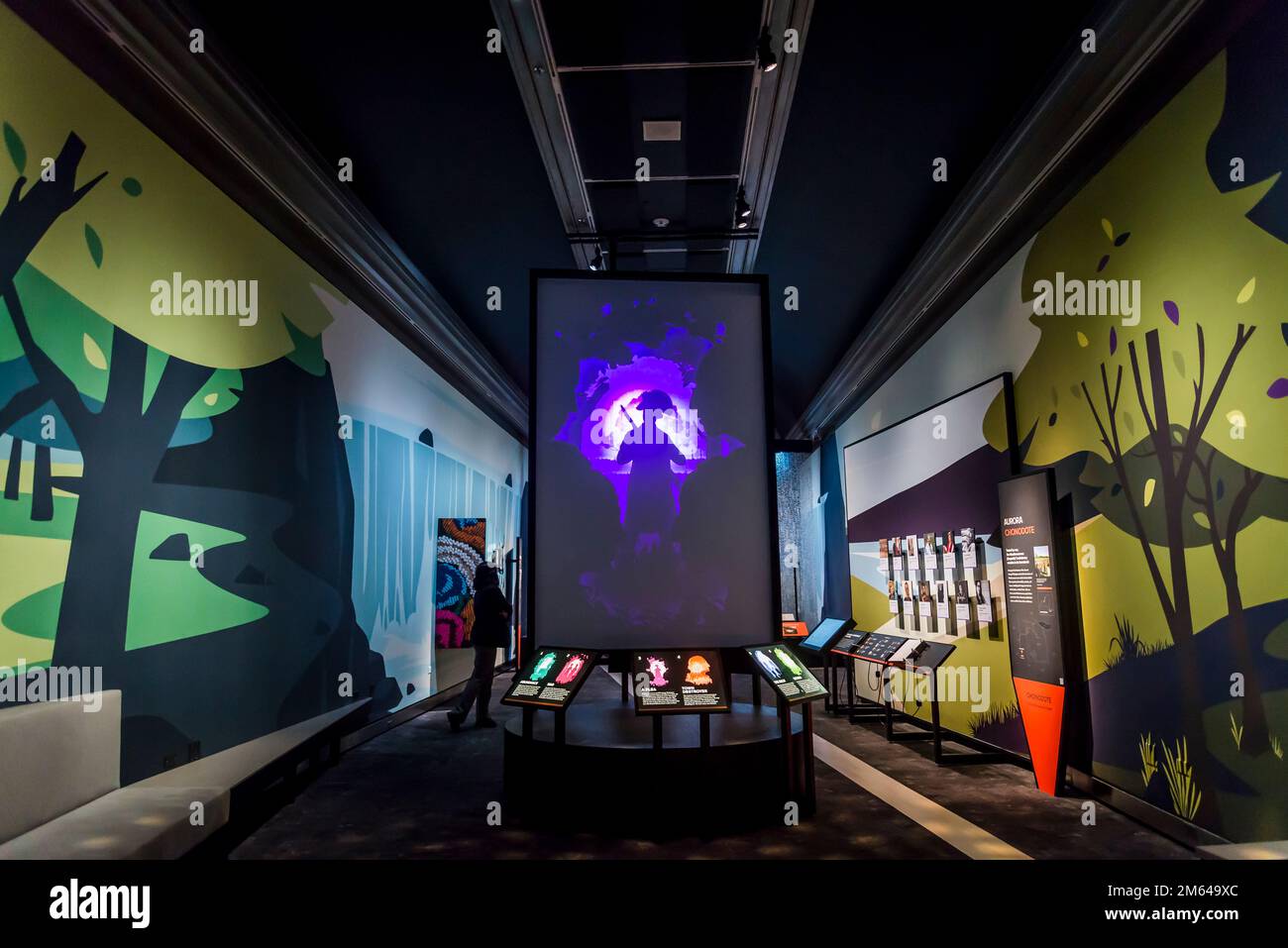 Educational panels about The War of 1812 and the burning of the White ...