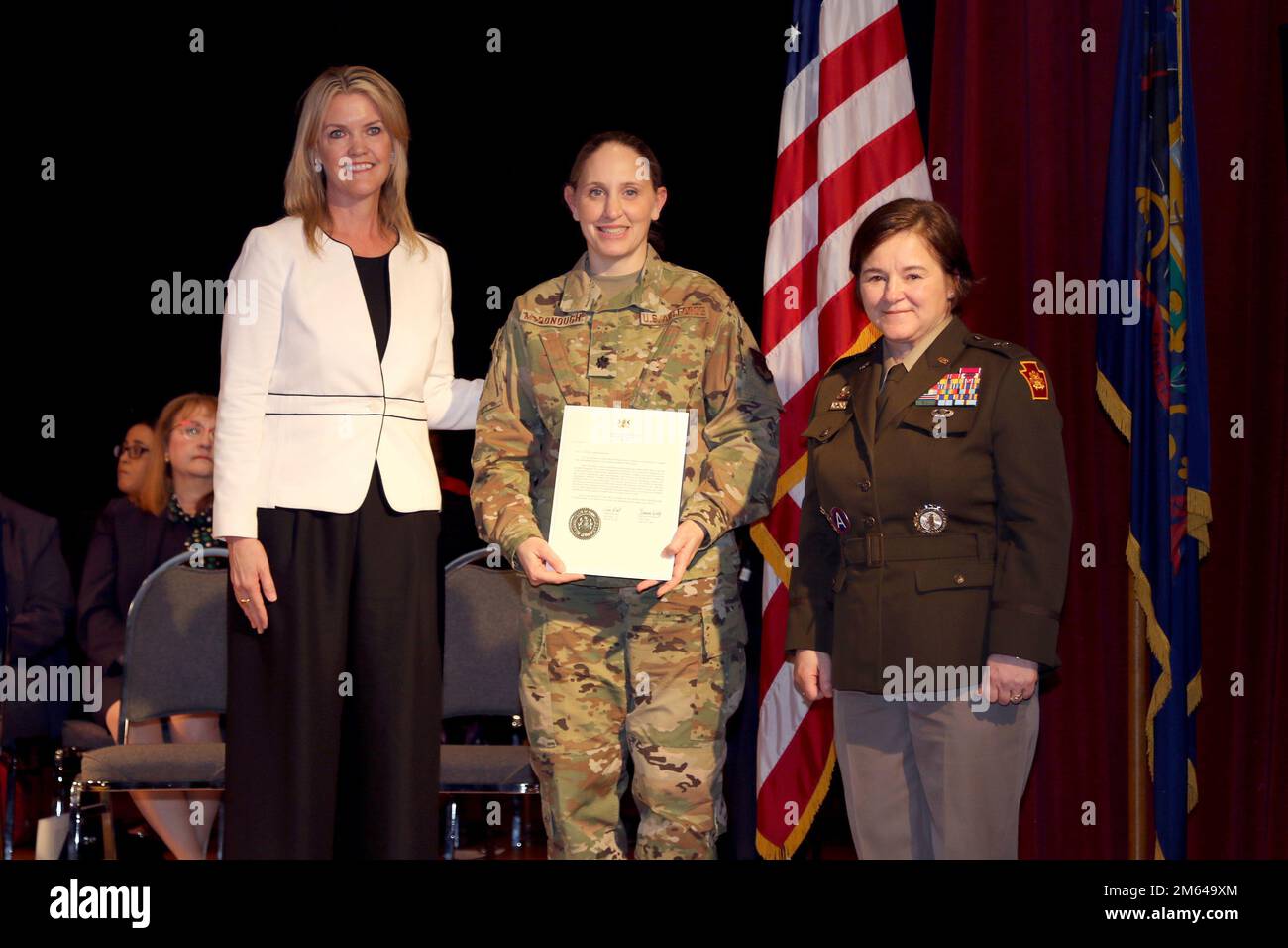 Lt. Col. Angela McDonough, assigned to the 111th Medical Group ...