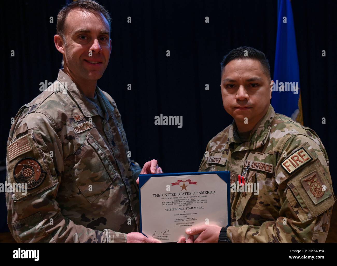 Lt. Col. Charles Hansen, 30th Civil Engineer Squadron commander ...