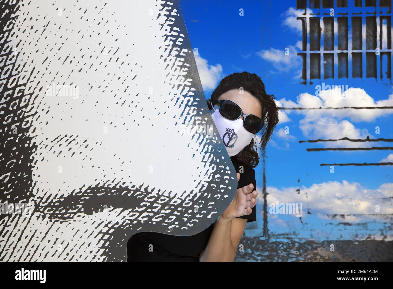 Murals, street art in Parma Italy Stock Photo - Alamy