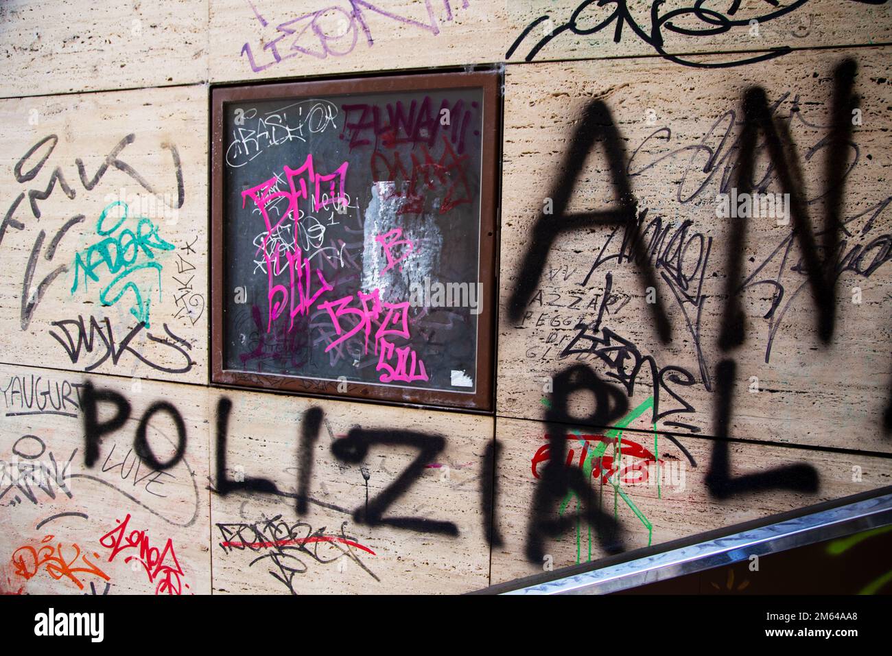Murals, street art in Parma Italy Stock Photo - Alamy