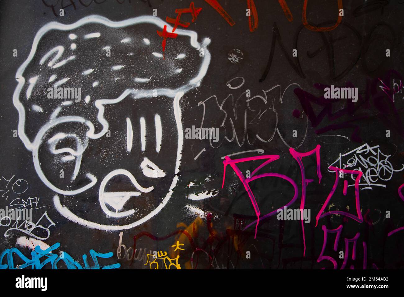 Murals, street art in Parma Italy Stock Photo - Alamy