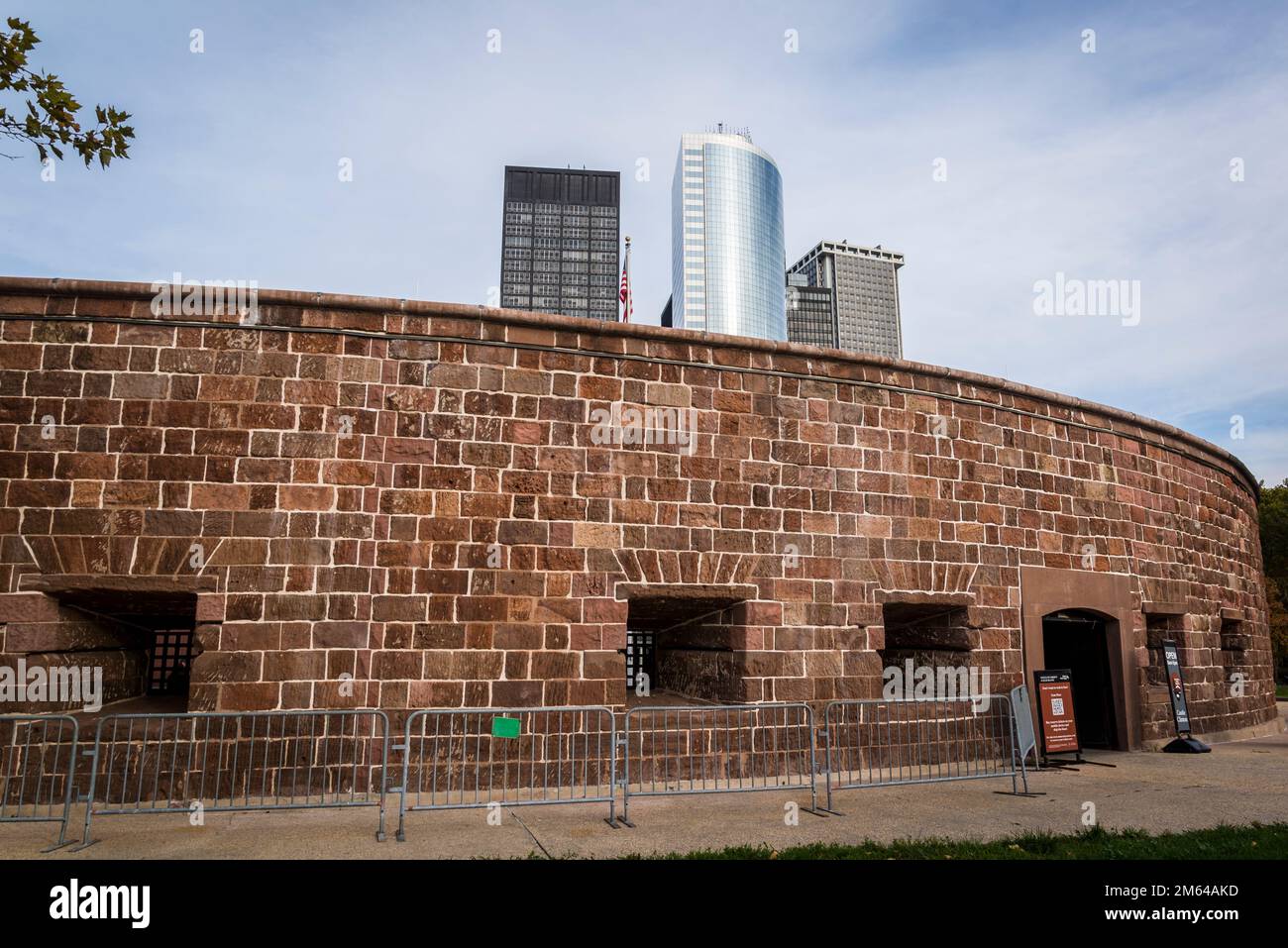 Castle Clinton National Monument, a Circular fort from 1808-1811 and ...