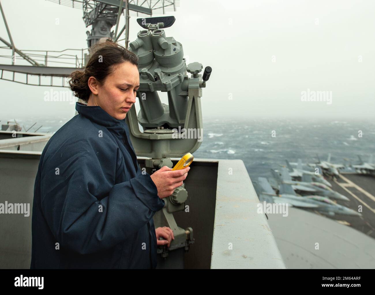 220331-N-CY569-1006 IONIAN SEA (Mar. 31, 2022) Aerographer's Mate 3rd ...